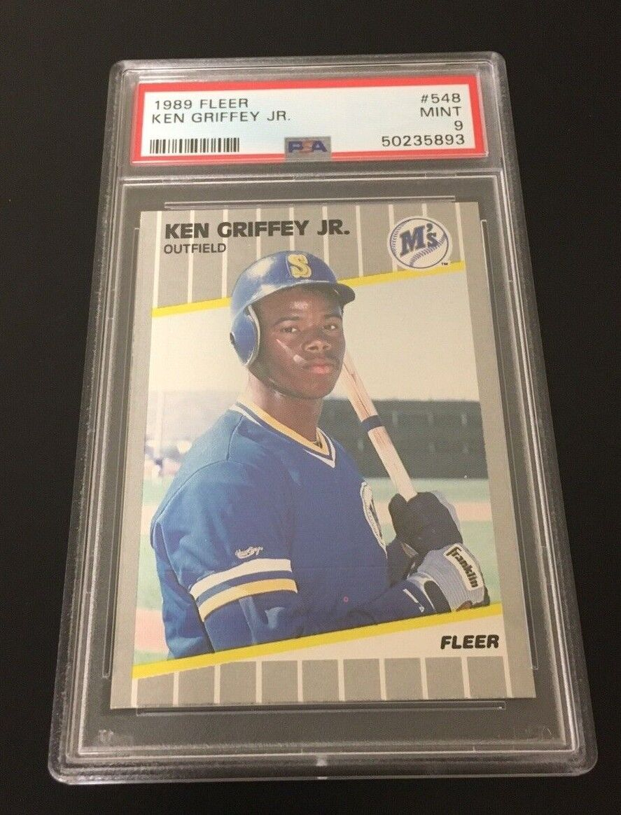 1989 KEN GRIFFEY JR PSA 9 MINT ROOKIE CARD – CARDBOARD GEMS