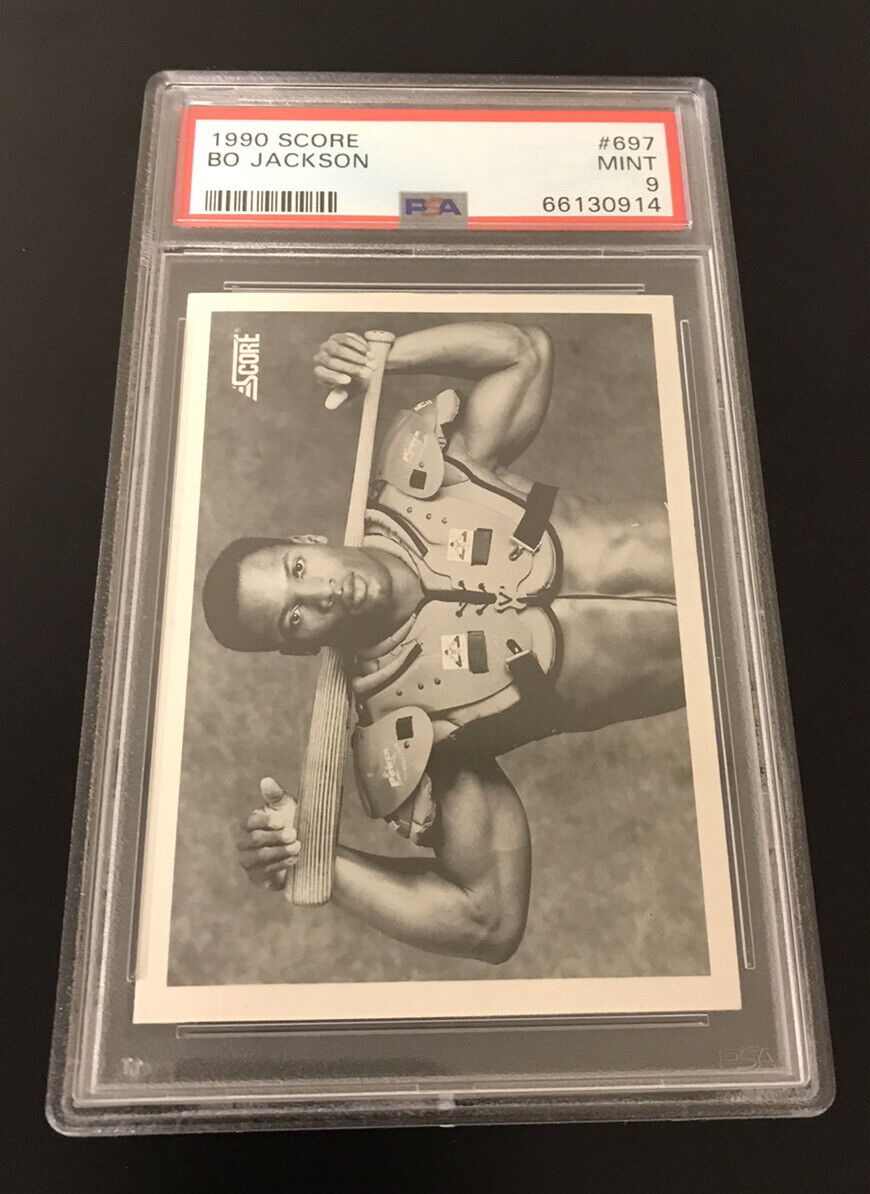1990 Bo Jackson MINT PSA 9 with iconic “Bo Knows” Nike image ...